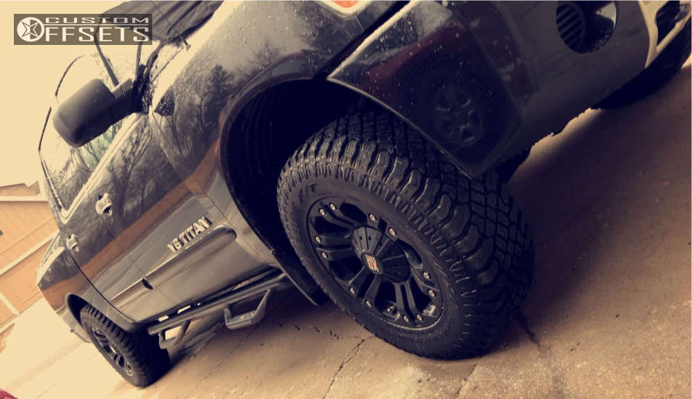 2007 Nissan Titan with 18x9 18 XD Monster and 285/65R18 Atturo Trail ...