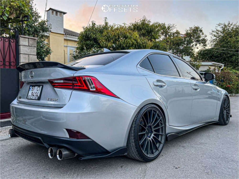 2016 Lexus IS200t with 19x9 30 Enkei RS05-RR and 235/35R19 Bridgestone ...