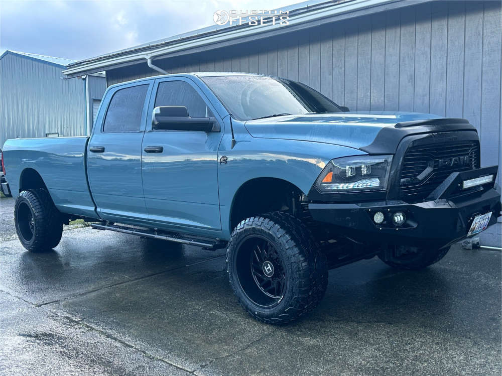 2016 Ram 2500 with 20x12 -44 Hostile Jigsaw and 33/12.5R20 RBP Repulsor ...