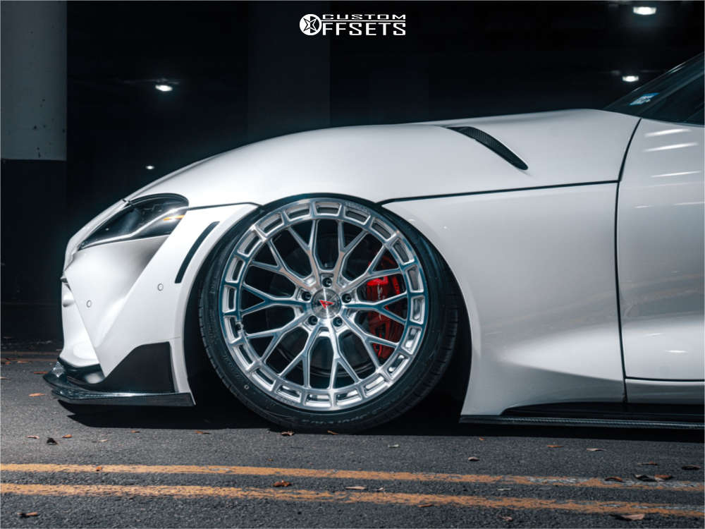 2024 Toyota GR Supra with 20x10 28 Ferrada F8-fr12 and 255/35R20 Toyo ...