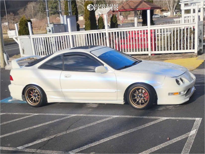 1995 Acura Integra with 16x8 20 Vors Tr3 and 195/50R16 Lexani LX-Six II ...