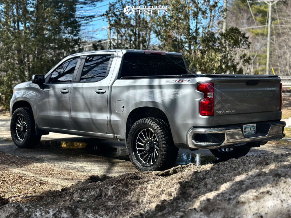 2025 Chevrolet Silverado 1500 with 22x10 -19 Scorpion Saw and 33/12.5R22 Radar Renegade RT and ...