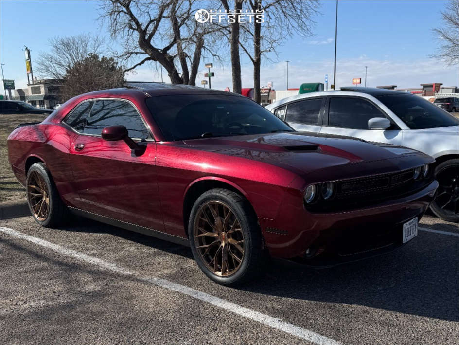 2023 Dodge Challenger with 20x9 15 Ferrada F8-fr9 and 295/35R20 Nitto ...