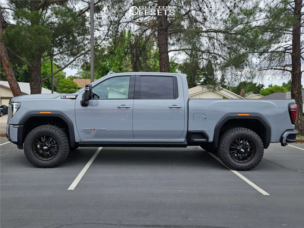 2025 GMC Sierra 2500 HD with 20x9 20 Moto Metal Mo810 and 295/65R20 BFGoodrich All Terrain T/a ...