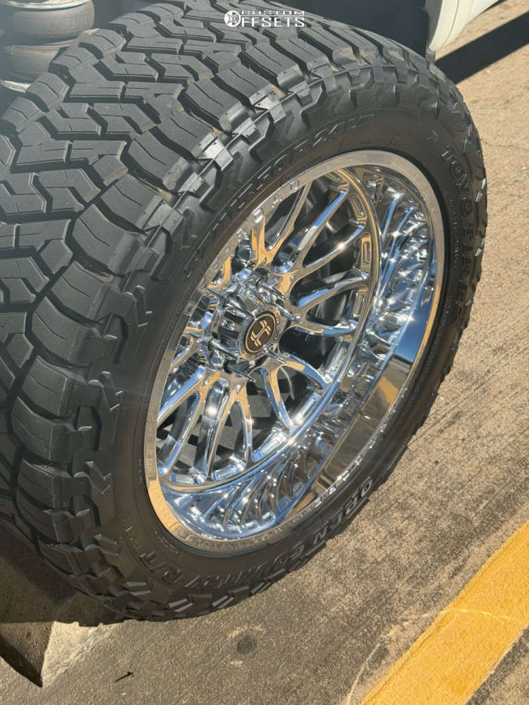 2023 Nissan TITAN XD with 24x12 -44 Hardcore Offroad Hc101 and 37/13 ...