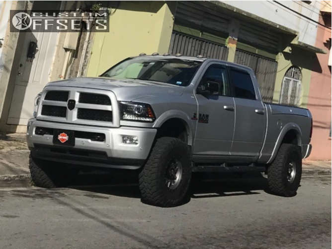 2017 Ram 2500 with 17x9 -12 XD Xd128 and 35/12.5R17 Toyo Tires Open ...