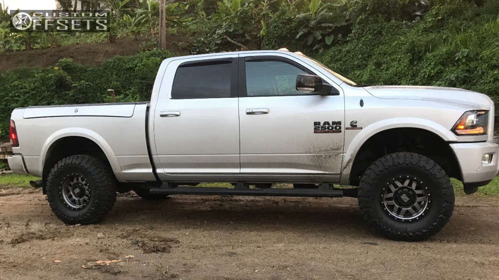 2017 Ram 2500 with 17x9 -12 XD Xd128 and 35/12.5R17 Toyo Tires Open ...