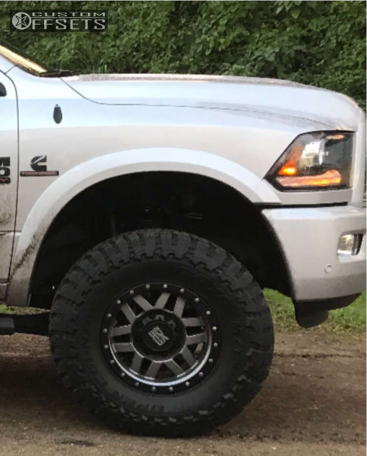 2017 Ram 2500 with 17x9 -12 XD Xd128 and 35/12.5R17 Toyo Tires Open ...