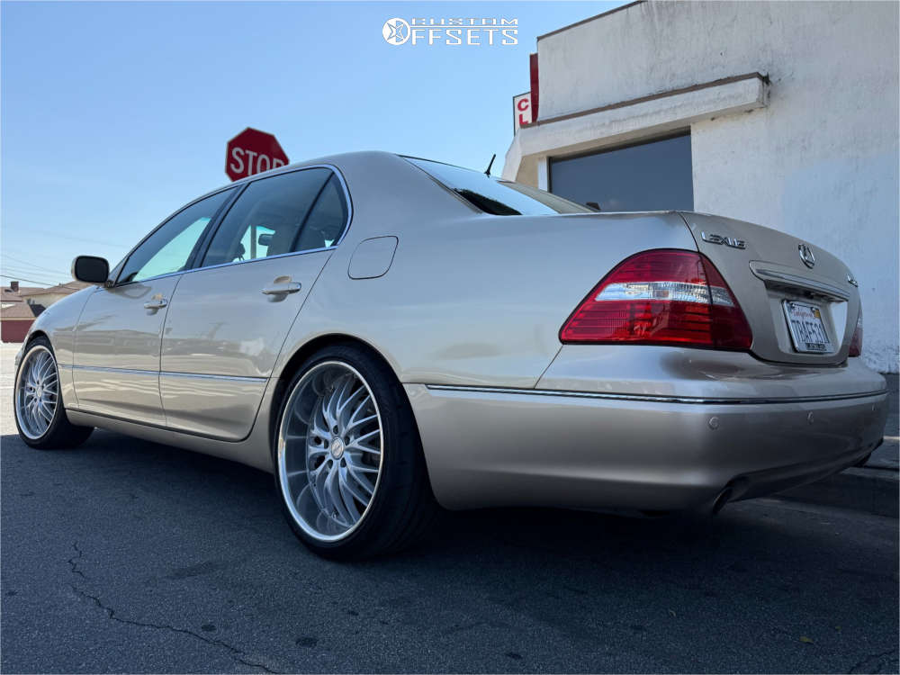 2006 Lexus LS430 with 20x8.5 20 MRR Gt1 and 245/35R20 Yokohama Advan ...