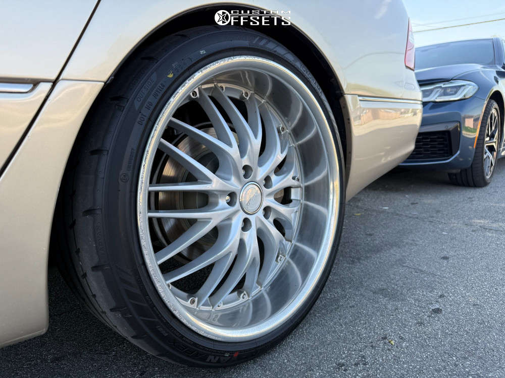 2006 Lexus LS430 with 20x8.5 20 MRR Gt1 and 245/35R20 Yokohama Advan ...