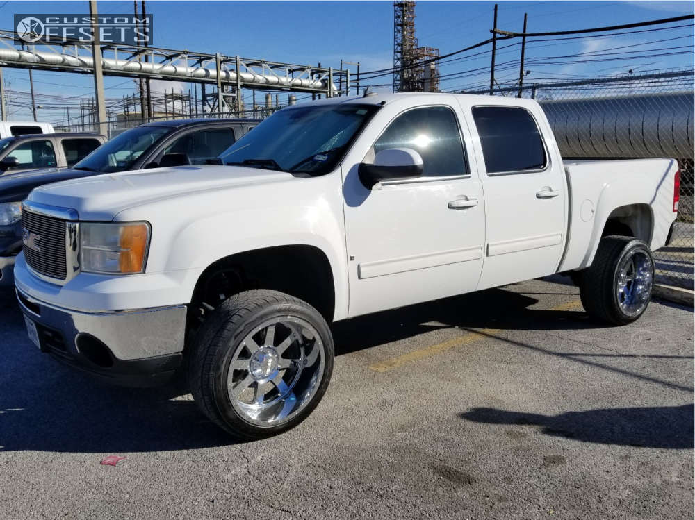 2008 GMC Sierra 1500 with 22x12 -44 Gear Off-Road 726c and 305/40R22 ...