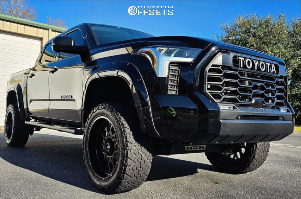 2023 Toyota Tundra with 22x10 -19 Vision Rocker 412 and 35/12.5R22 ...
