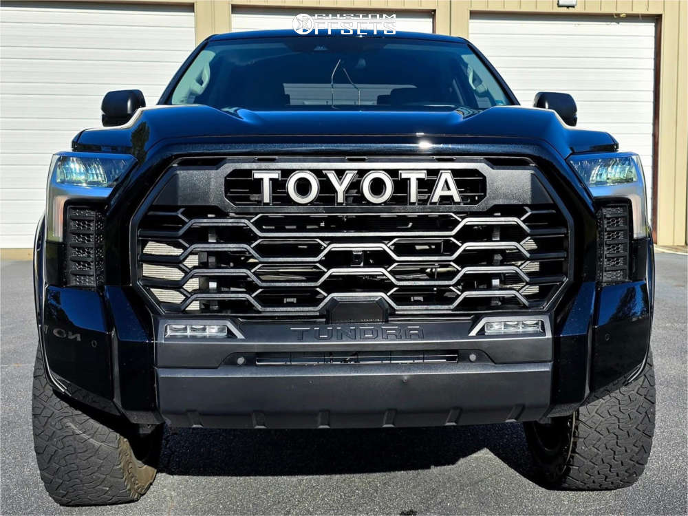 2023 Toyota Tundra with 22x10 -19 Vision Rocker 412 and 35/12.5R22 ...