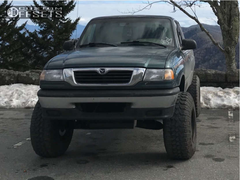 1998 Mazda B4000 with 15x10 -44 Black Rock 942b and 33/12.5R15 Maxxis ...