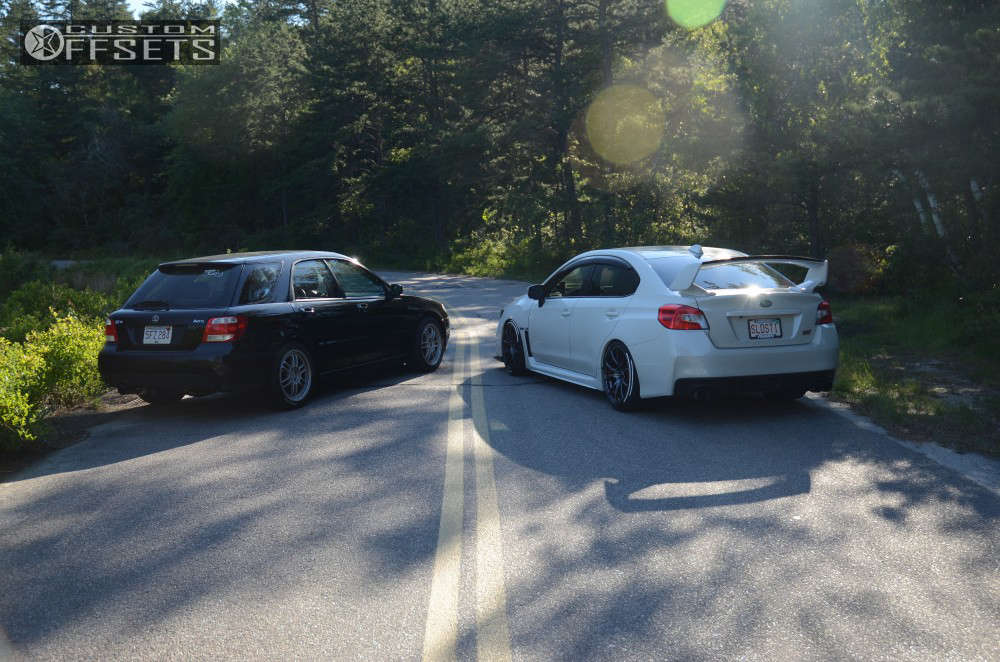 2005 Saab 9-5 with 17x8 45 Enkei RPF1 and 235/45R17 Dunlop Sp Sport ...