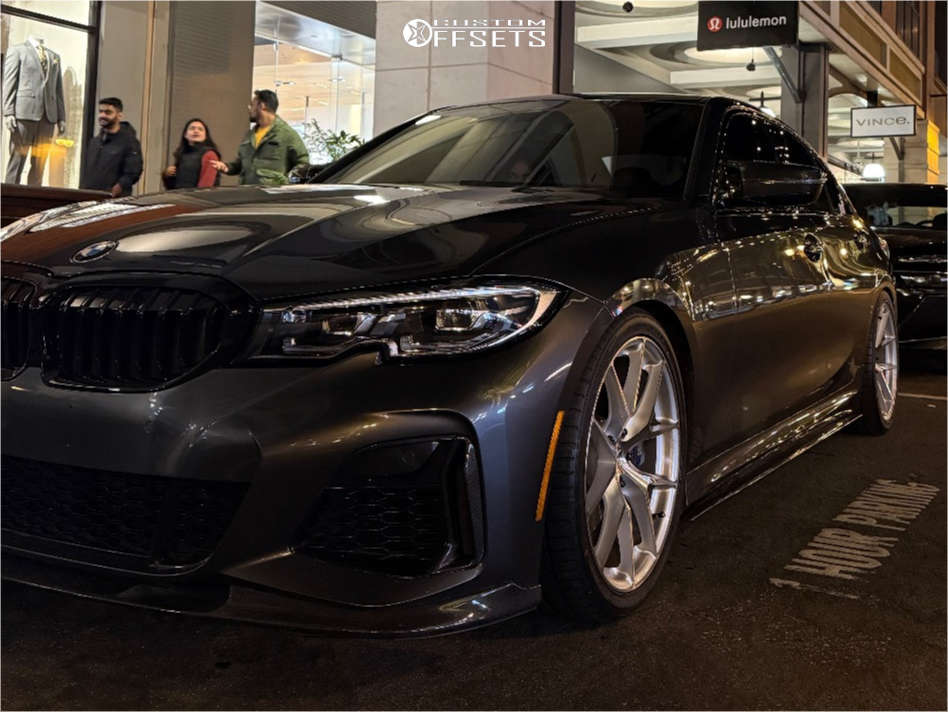 2021 BMW M340i with 19x8.5 35 Aodhan Aff7 and 255/35R19 Falken Azenis ...