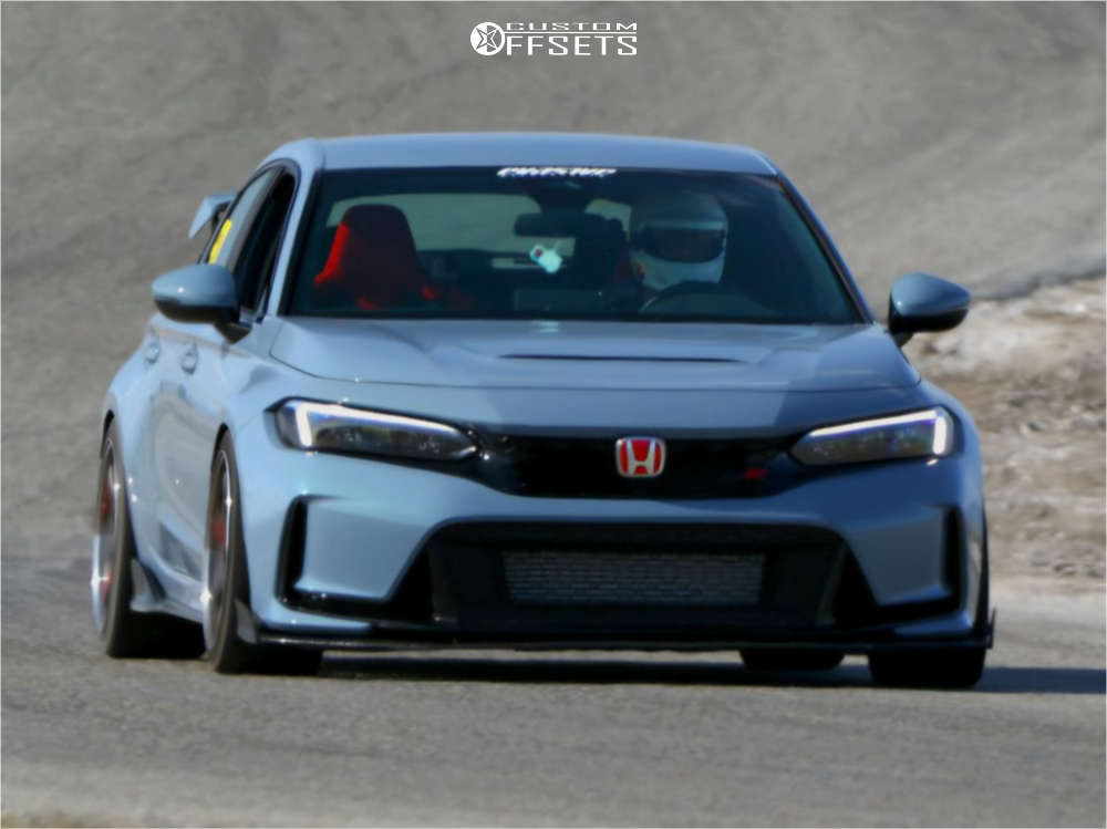 2024 Honda Civic with 18x10 40 Volk Te37sl and 265/35R18 Gladiator X ...