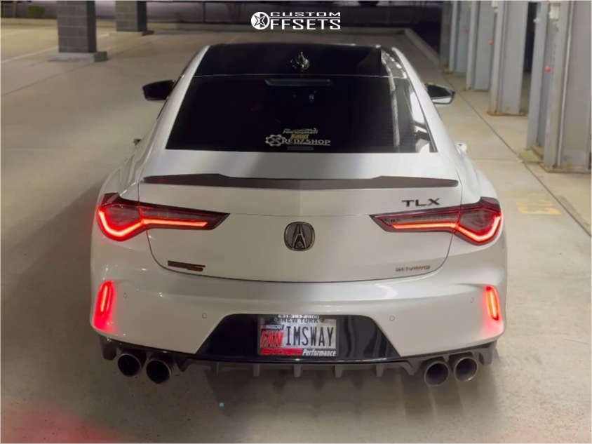 2022 Acura TLX with 20x9 35 Rohana Rfx19 and 255/35R20 Pirelli PZERO ...