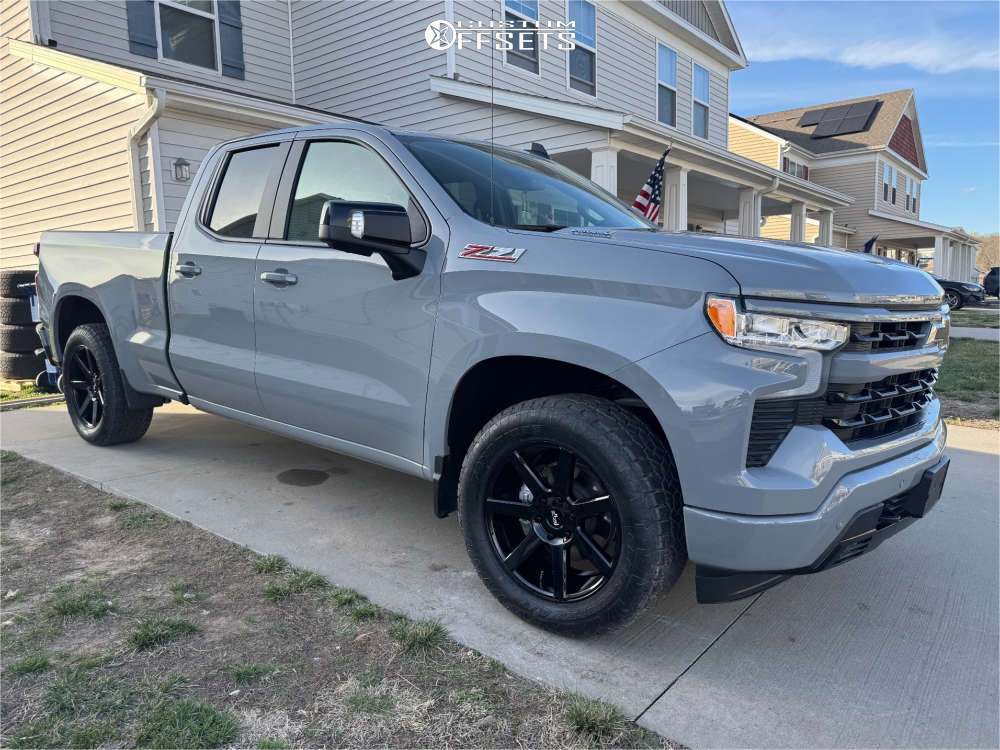2024 Chevrolet Silverado 1500 with 20x9.5 30 Niche Future and 285/55R20 ...