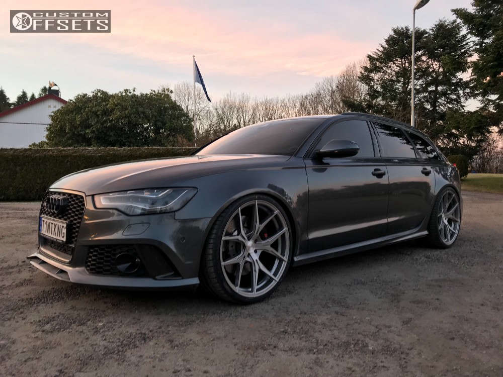 2013 Audi RS7 with 22x10.5 40 Rohana Rfx5 and 295/25R22 Falken Fk453 ...