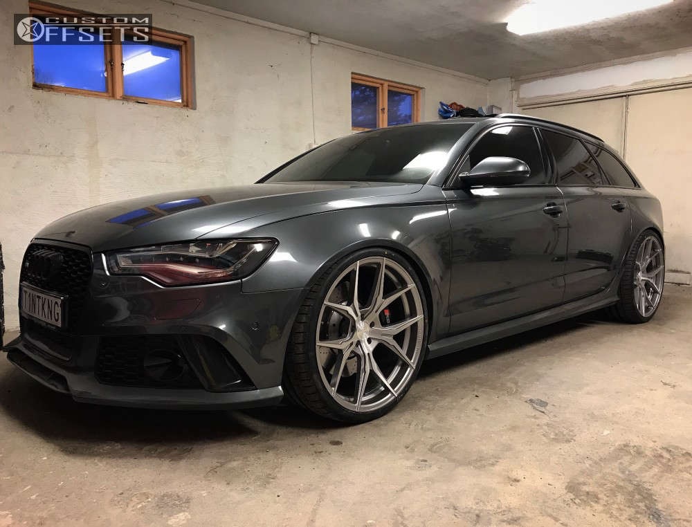 2013 Audi RS7 with 22x10.5 40 Rohana Rfx5 and 295/25R22 Falken Fk453 ...