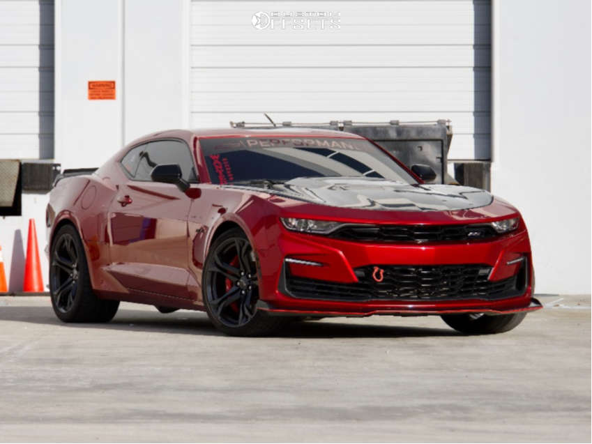 2022 Chevrolet Camaro with 20x10 23 MRR M017 and 285/30R20 Goodyear ...