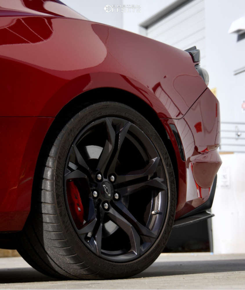 2022 Chevrolet Camaro with 20x10 23 MRR M017 and 285/30R20 Goodyear ...