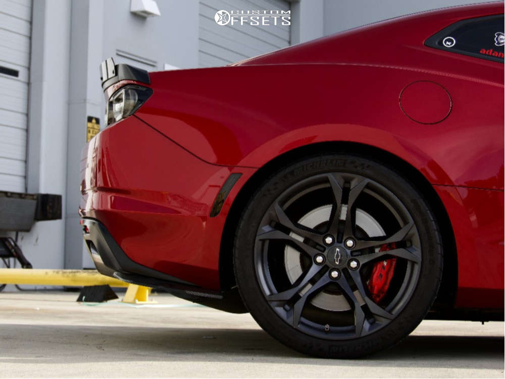 2022 Chevrolet Camaro with 20x10 23 MRR M017 and 285/30R20 Goodyear ...