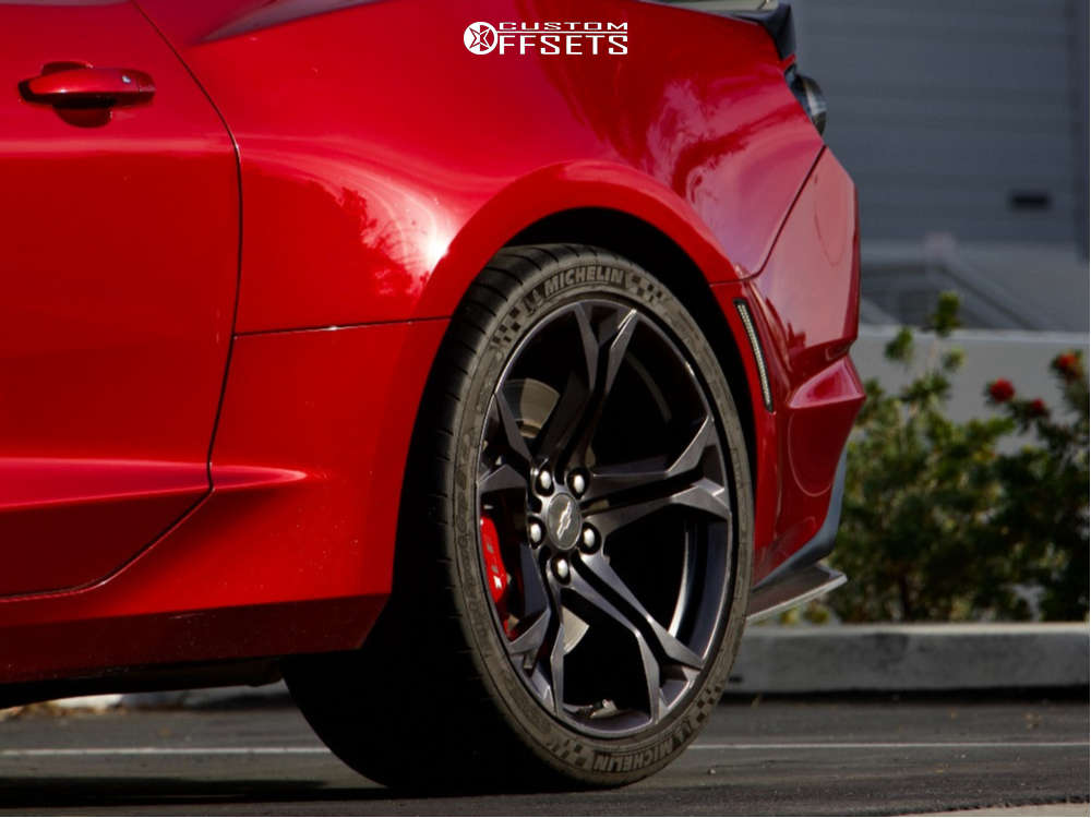 2022 Chevrolet Camaro with 20x10 23 MRR M017 and 285/30R20 Goodyear ...