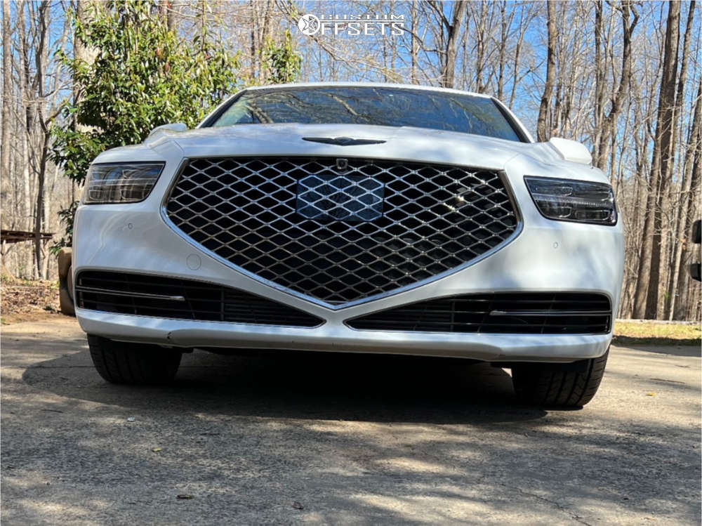 2022 Genesis G90 with 22x9 38 Asanti Black Abl-40 and 265/30R22 Lexani ...