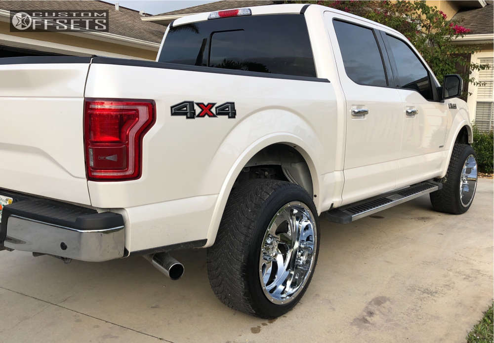 2016 Ford F-150 with 22x12 -44 Xtreme Force XF1 and 305/40R22 Atturo ...
