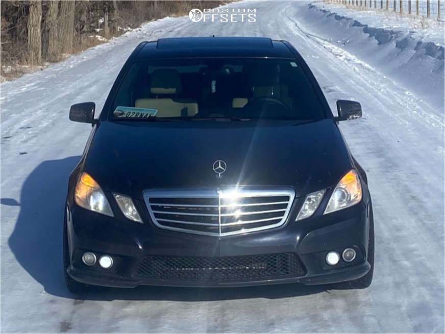 2010 Mercedes-Benz E350 with 18x8.5 35 Aodhan Aff7 and 245/40R18 Kosic ...