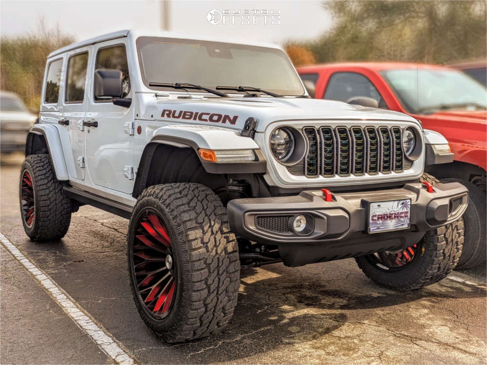 2024 Jeep Wrangler with 22x12 -44 XF Offroad Xf-237 and 35/12.5R22 ...