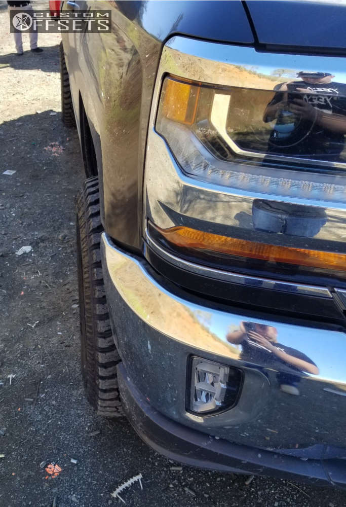 2016 Chevrolet Silverado 1500 with 18x9 -12 Raceline Injector and 275/70R18 Atturo Trail Blade ...