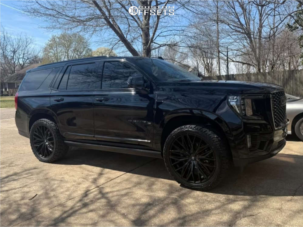 2021 GMC Yukon with 24x10 20 Lexani Aries and 35/12.5R24 Gladiator X ...