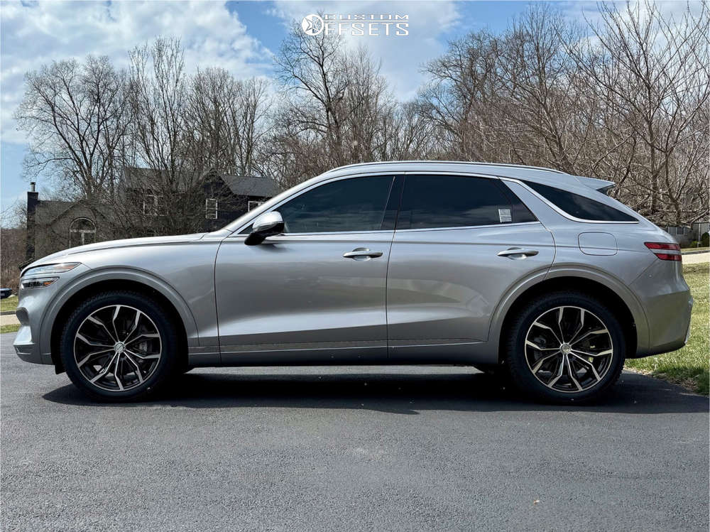 2025 Genesis GV70 with 20x9 38 RTX Black Widow and 255/45R20 Michelin ...