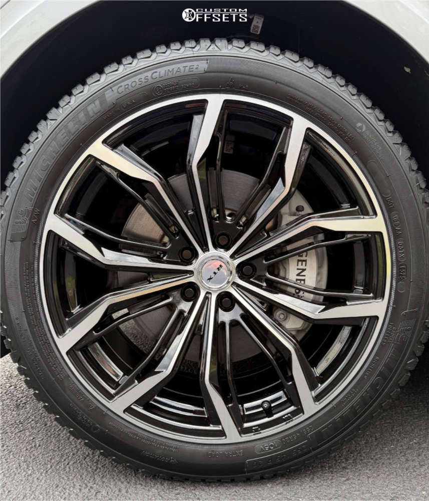 2025 Genesis GV70 with 20x9 38 RTX Black Widow and 255/45R20 Michelin ...