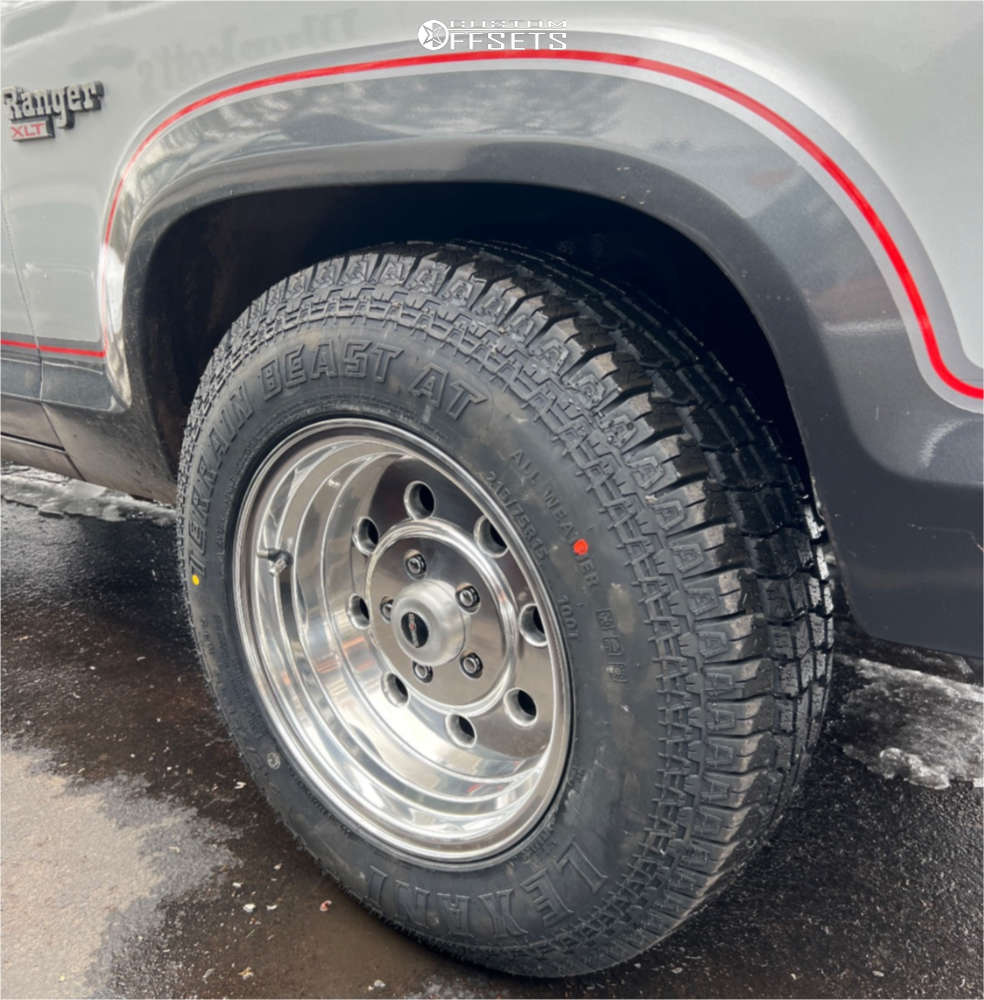 1988 Ford Ranger with 15x8 0 Vision Street Lite and 215/75R15 Lexani ...