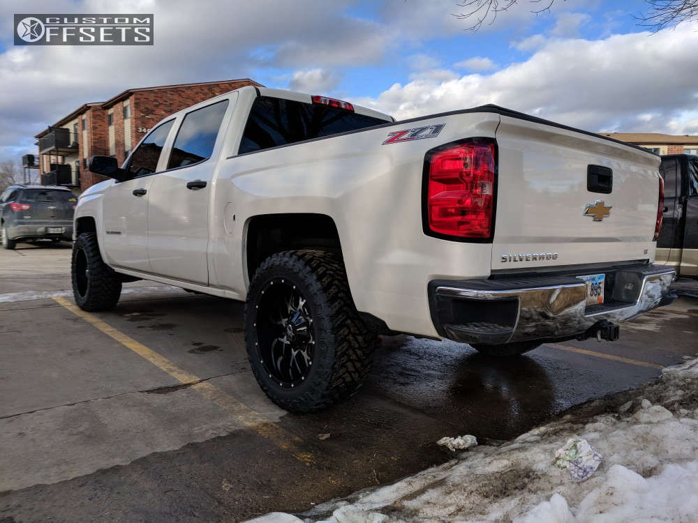 2014 Chevrolet Silverado 1500 with 20x10 -19 Dropstars 645mb and 33/12 ...