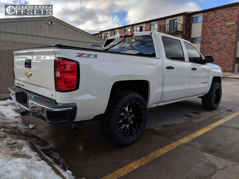 2014 Chevrolet Silverado 1500 with 20x10 -19 Dropstars 645mb and 33/12 ...