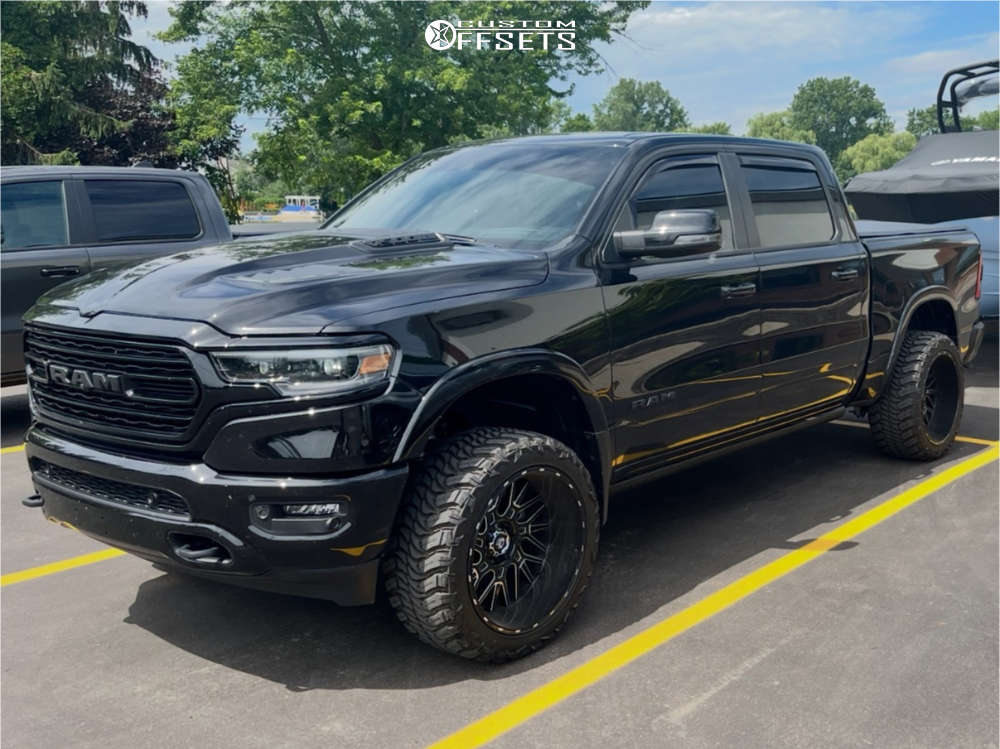 2024 Ram 1500 with 22x12 -51 Vision Brawl and 33/13.5R22 Atturo Trail ...