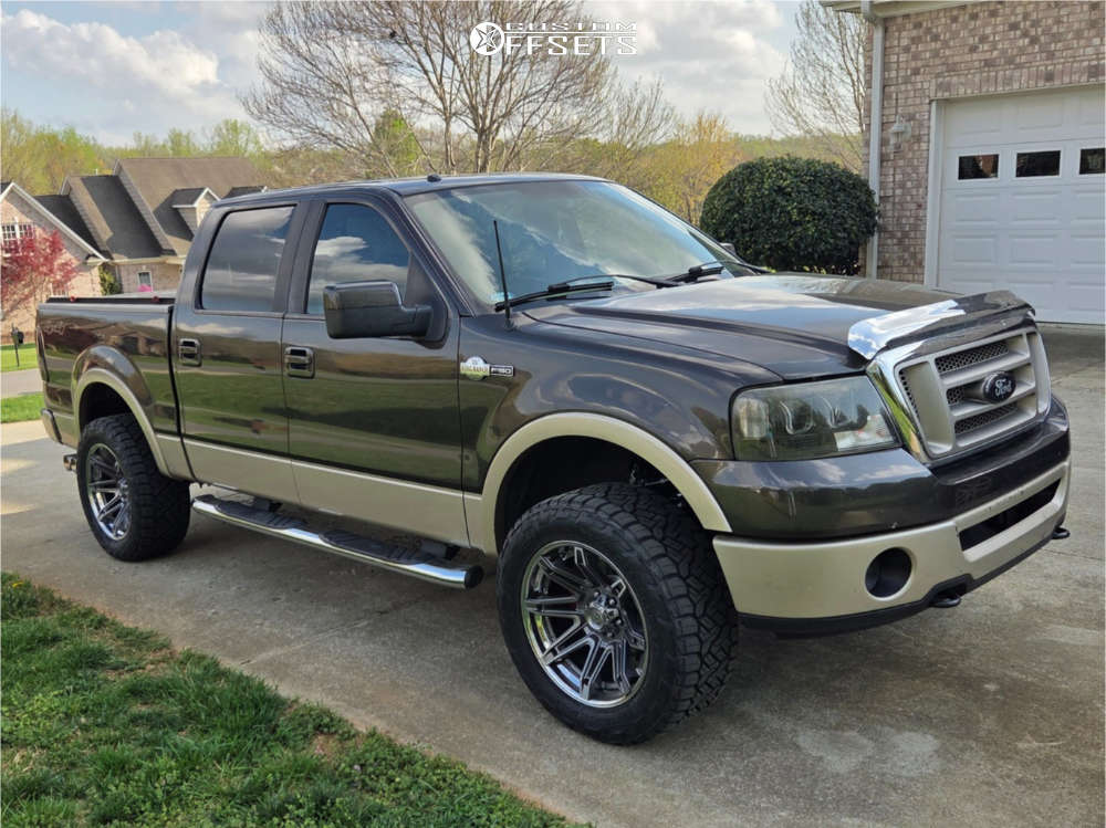 2007 Ford F-150 with 20x10 -18 Fuel Brawl and 33/12.5R20 Nitto Recon ...