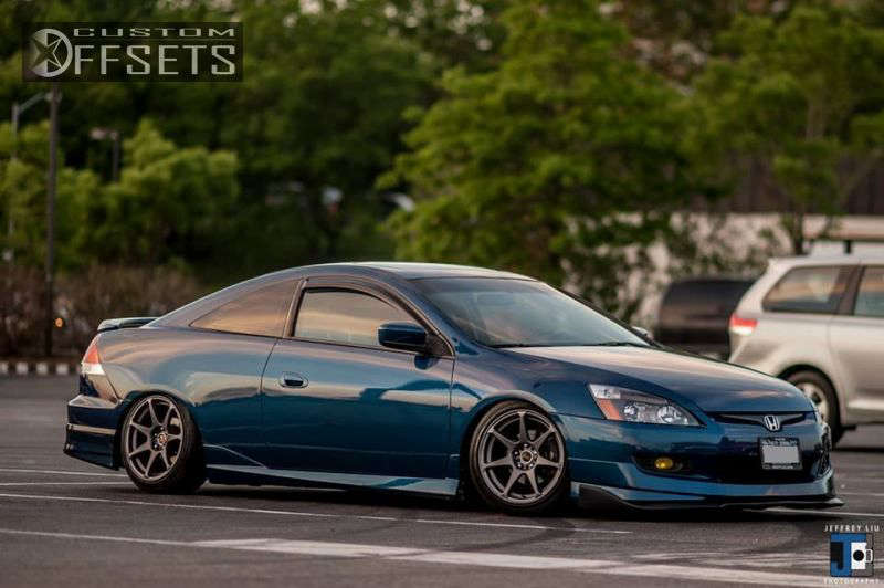 2004 Honda Accord with 17x9 30 MB Wheels Battle and 215/45R17 General ...