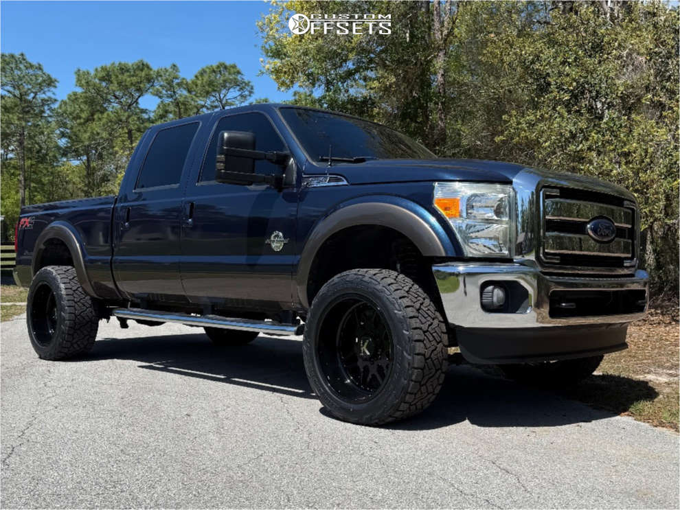 2016 Ford F-250 Super Duty with 22x12 -44 KG1 Forged Veteran and 35/12 ...