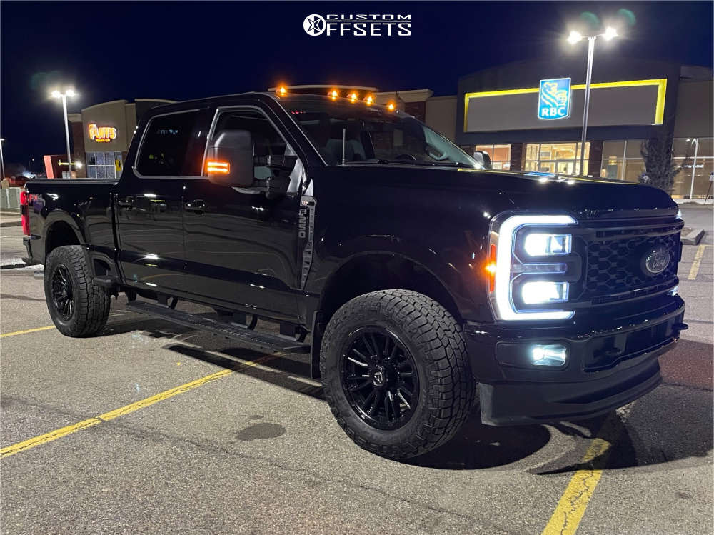 2024 Ford F-250 Super Duty with 20x9 1 Fuel Rebel and 35/12.5R20 Cooper Discoverer At3 Xlt and ...