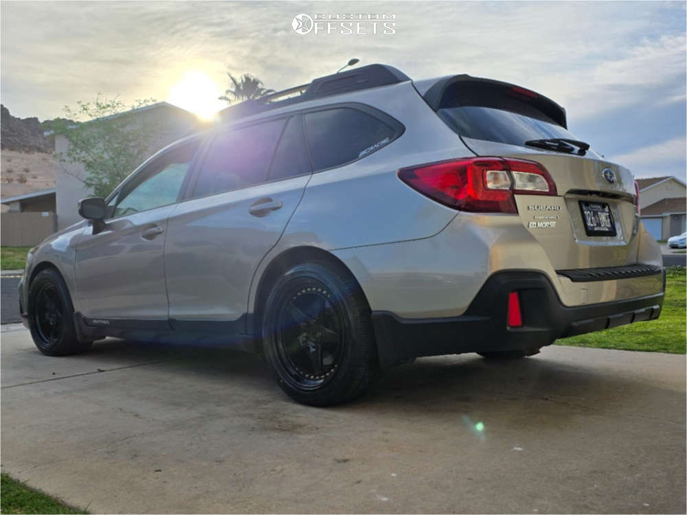 2018 Subaru Outback with 18x9.5 35 Aodhan Ds05 and 235/50R18 Falken ...