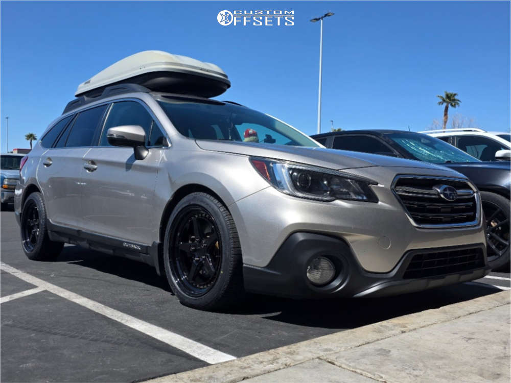 2018 Subaru Outback with 18x9.5 35 Aodhan Ds05 and 235/50R18 Falken ...