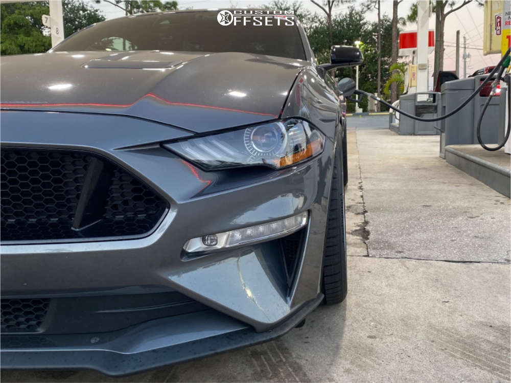 2023 Ford Mustang with 20x10 25 TSW Sebring and 285/30R20 Continental ...