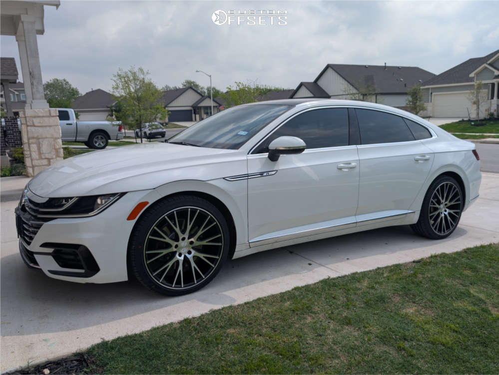 2019 Volkswagen Arteon with 20x8.5 35 Ravetti M12 and 245/35R20 Lexani ...