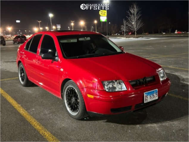2002 Volkswagen Jetta with 17x7 38 XXR 521 and 225/45R17 Falken Sincera ...